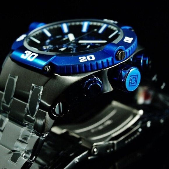 Invicta | Accessories | Mens 5mm Tactical Force 50mm Blue Watch | Poshmark